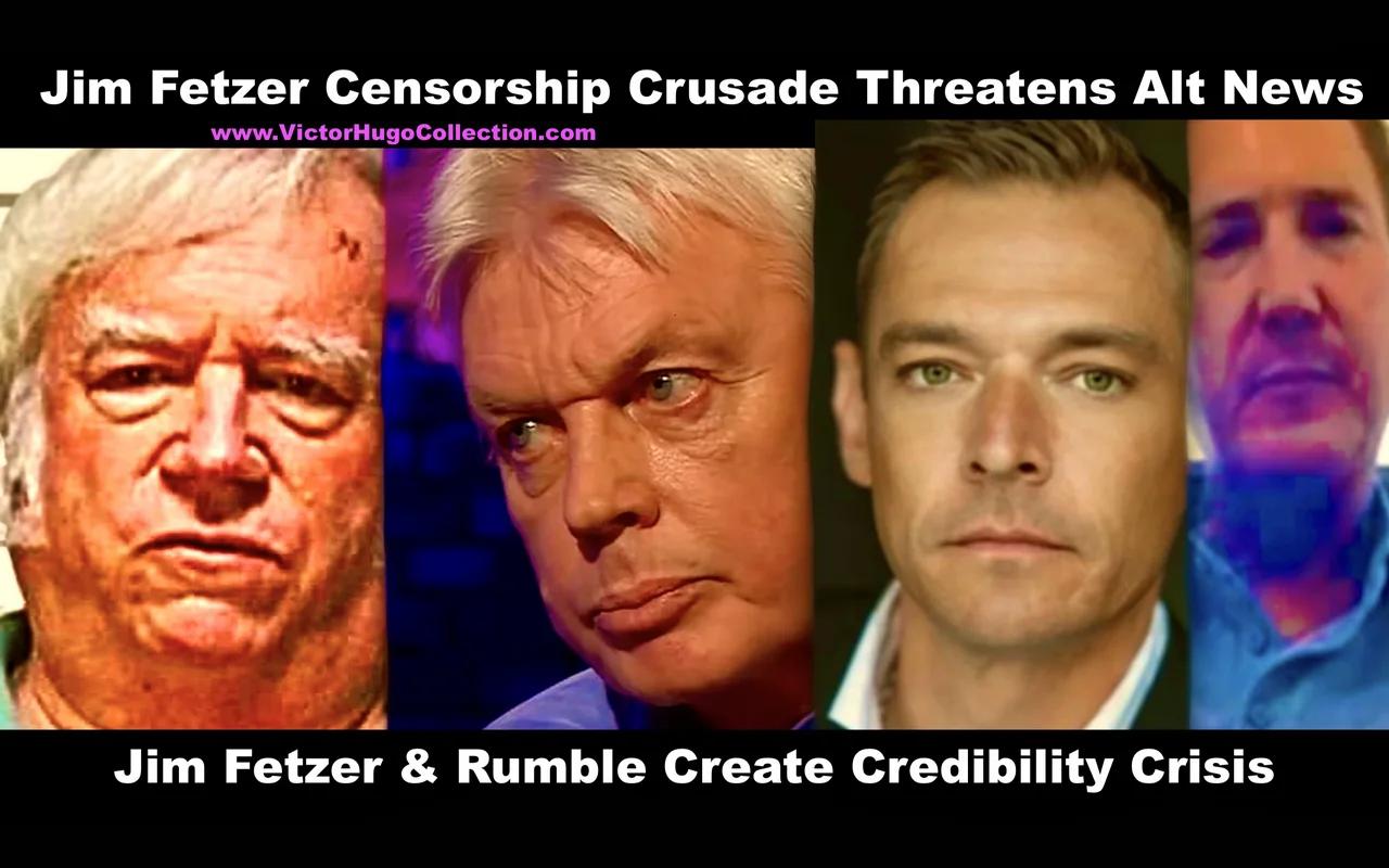 Jim Fetzer Censorship Crusade Threatens Stew Peters David Icke SGT ...