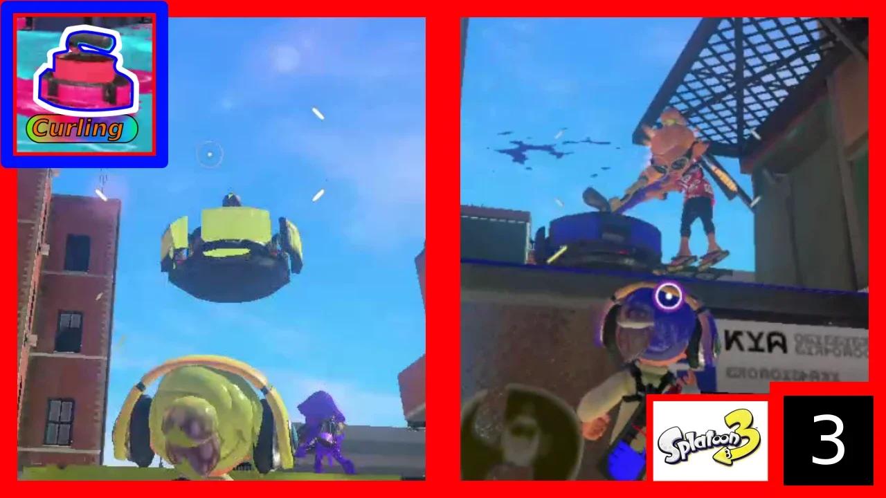 Splatoon 3 curling bomb splats compilation part 3