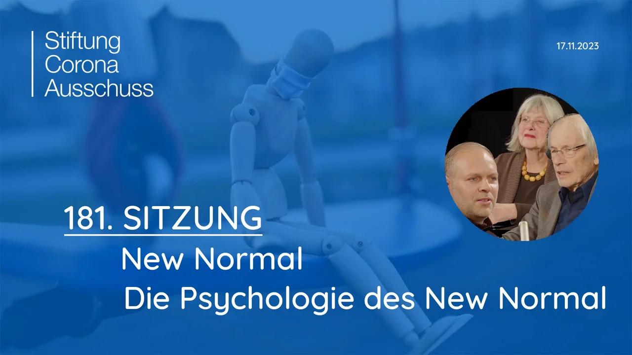 Die Psychologie des New Normal | Prof. Dr. Klaus-Jürgen Bruder, Dr ...