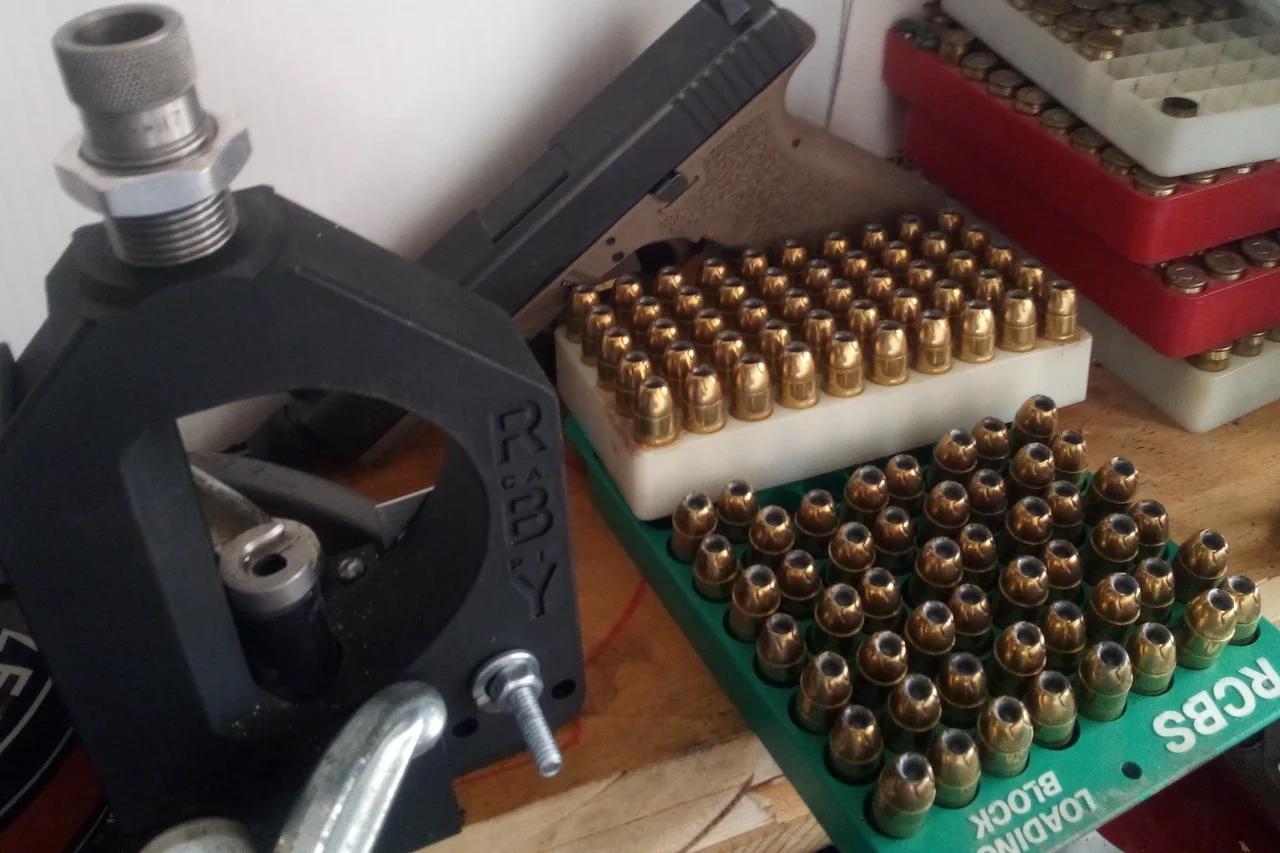 45 ACP -Ruby G Builds CAPI 3d printed reloading press - first 50