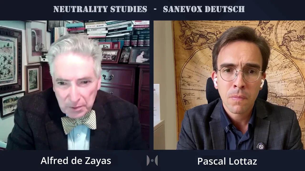 Interview mit Prof. Dr. Alfred de Zayas und Dr. Pascal Lottaz (SaneVox ...