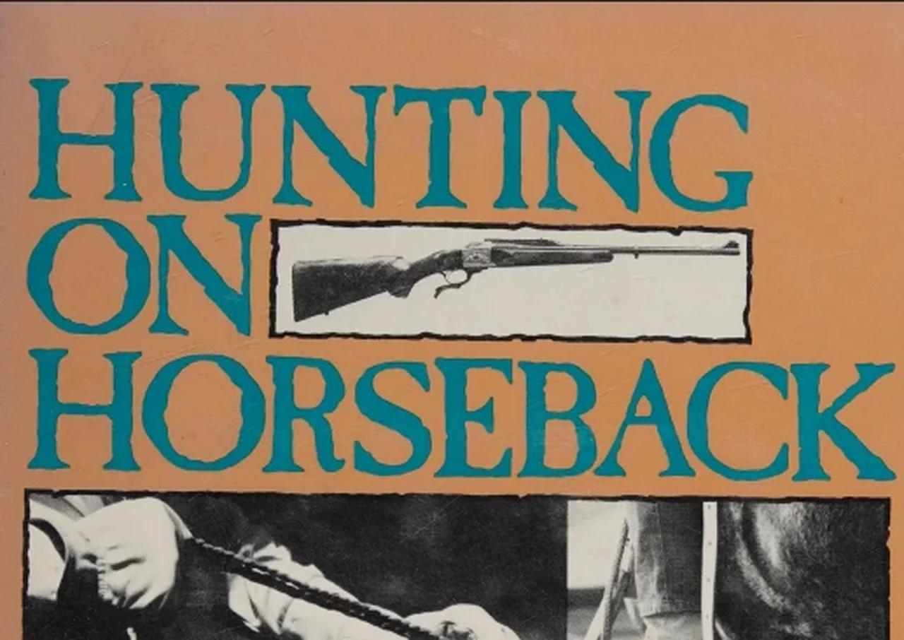 Hunting on horseback by Jim Ottman