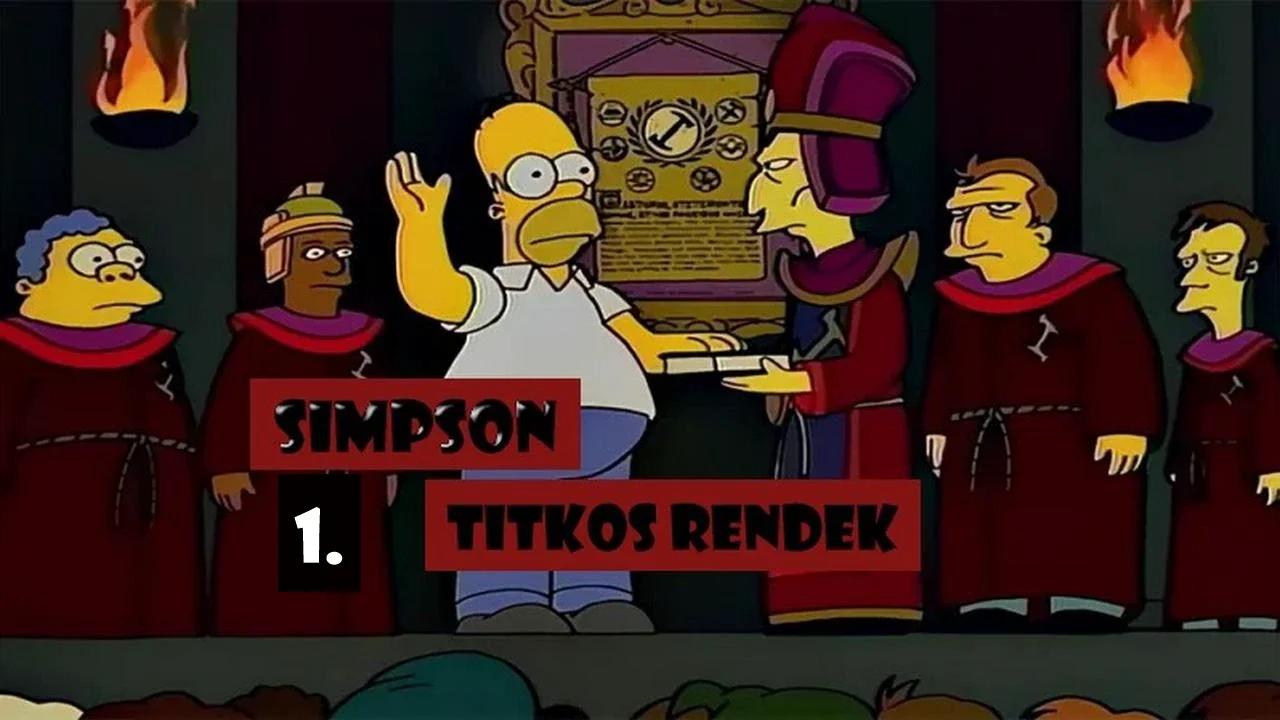 S I M P $ O N - Titkos rendek 1.