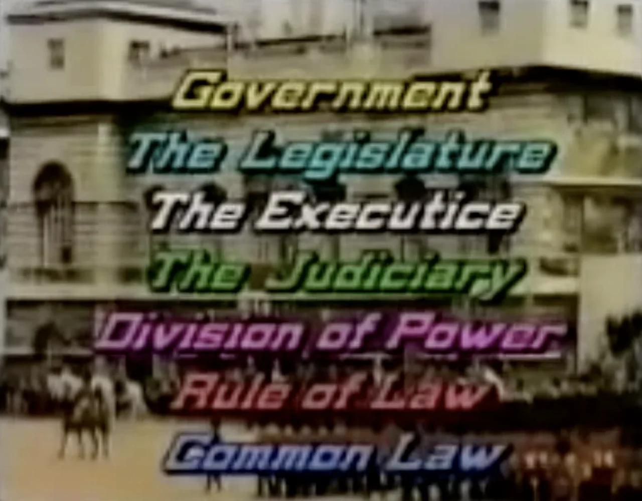 CROWN, LAW AND CONSTITUTION (Lecture)