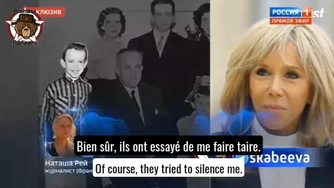 Natacha Rey à la télévision Russe - l'affaire Brigitte Macron devient ...