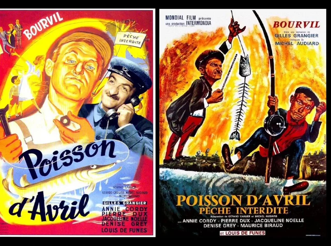 1954 - Poisson d'avril - de Gilles Grangier, avec Bourvil, Annie Cordy ...