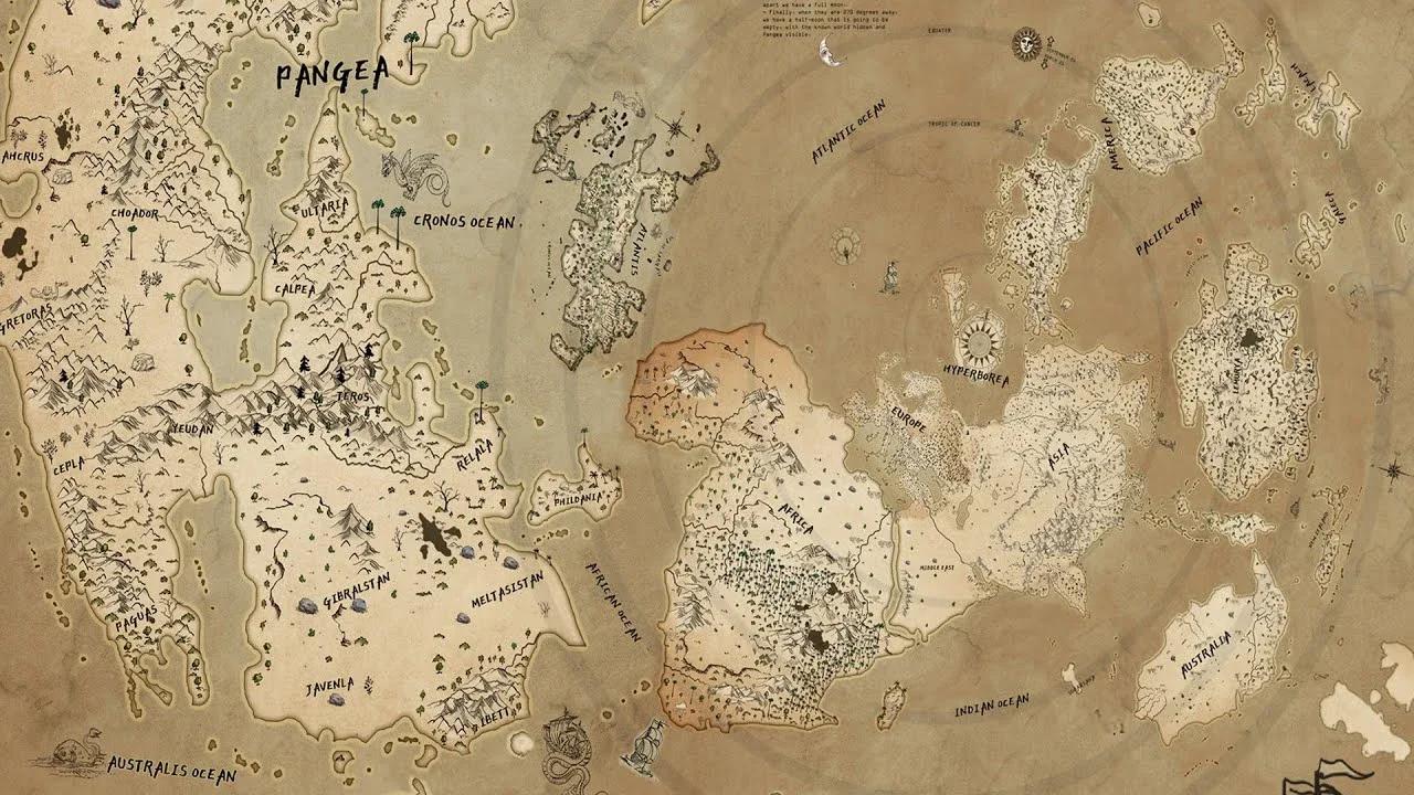 Vintage World Map @Vibes of Cosmos