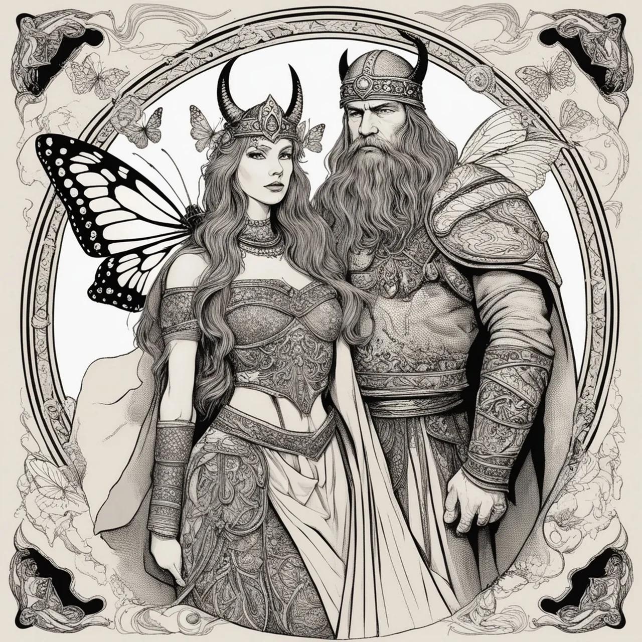 The Viking and his Butterfly