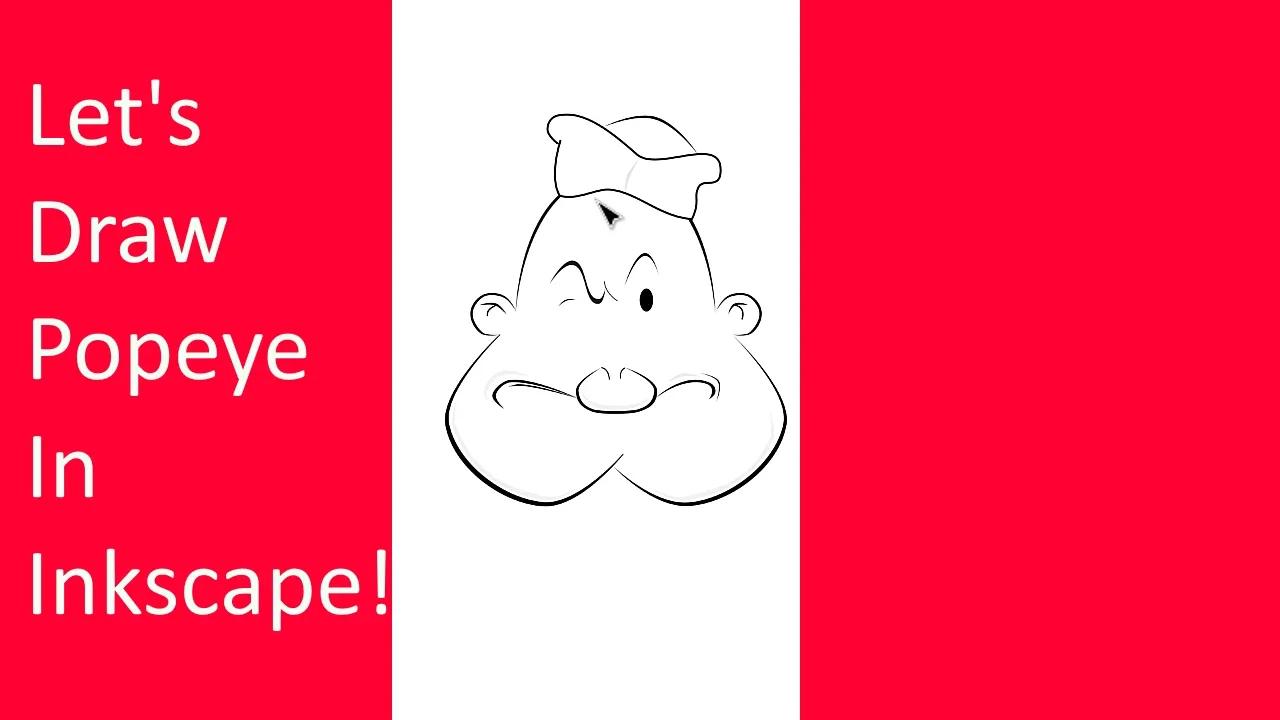 How to draw Popeye in Inkscape