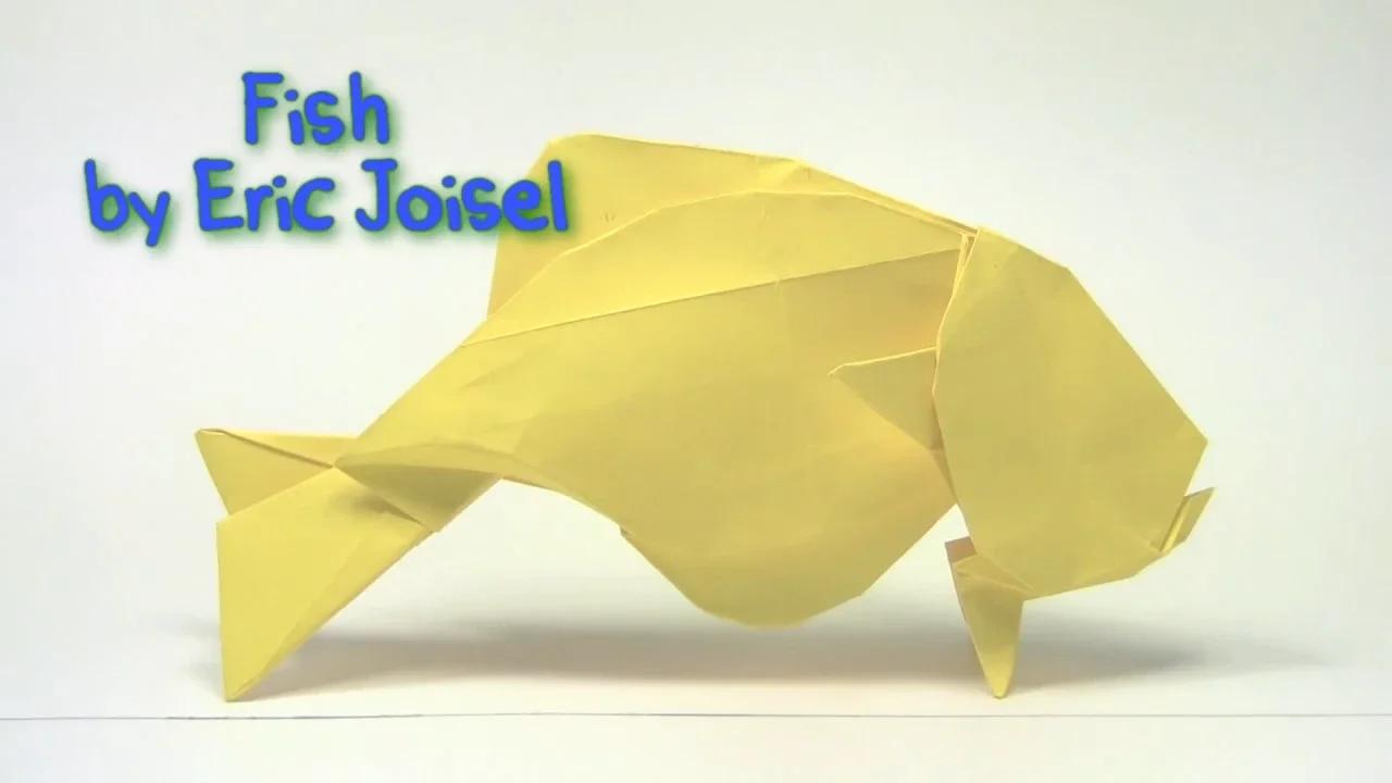 Origami FISH by Eric Joisel (part 1 of 2) - Yakomoga Origami tutorial