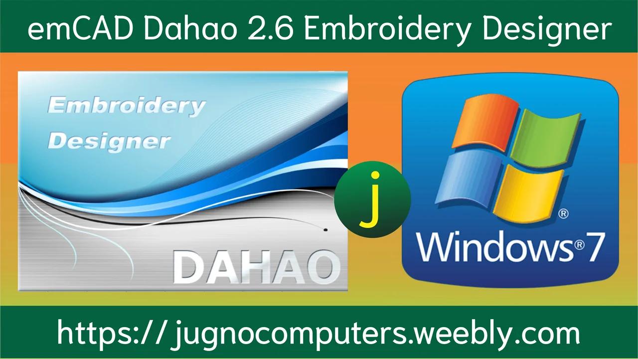 Get Ready to Installation of emCAD Dahao 2.6 Embroidery Designer for ...