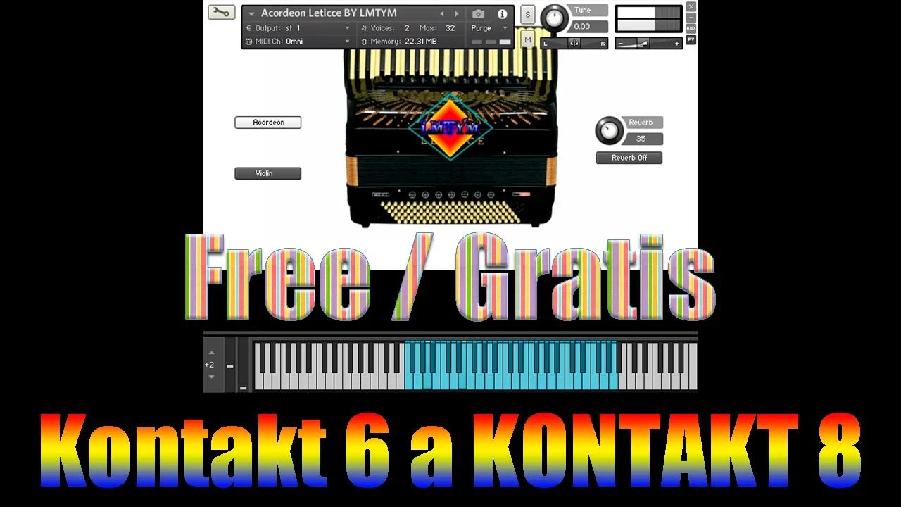 ACORDEON LETICCE - Virtual Musical Instrument - Samples para KONTAKT 6 a KONTAKT 8🎼🎹BY LMTYM🔥💯