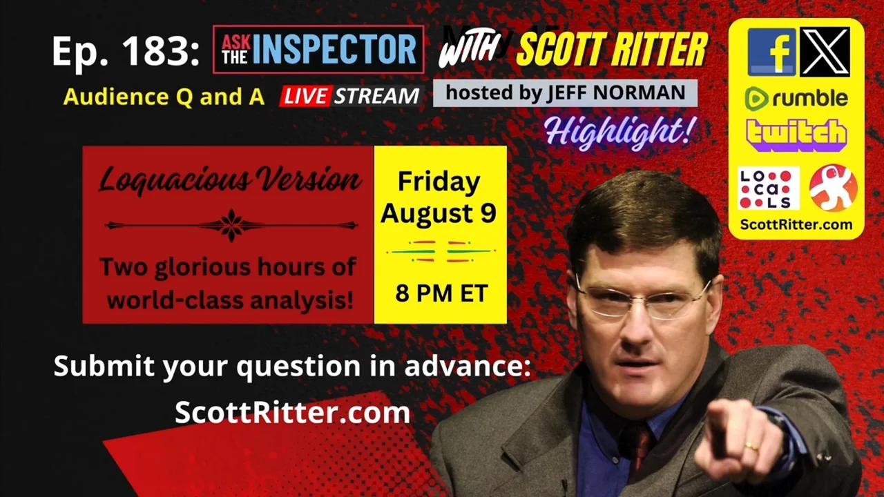 The FBI Raid Against Scott Ritter in his Own Words