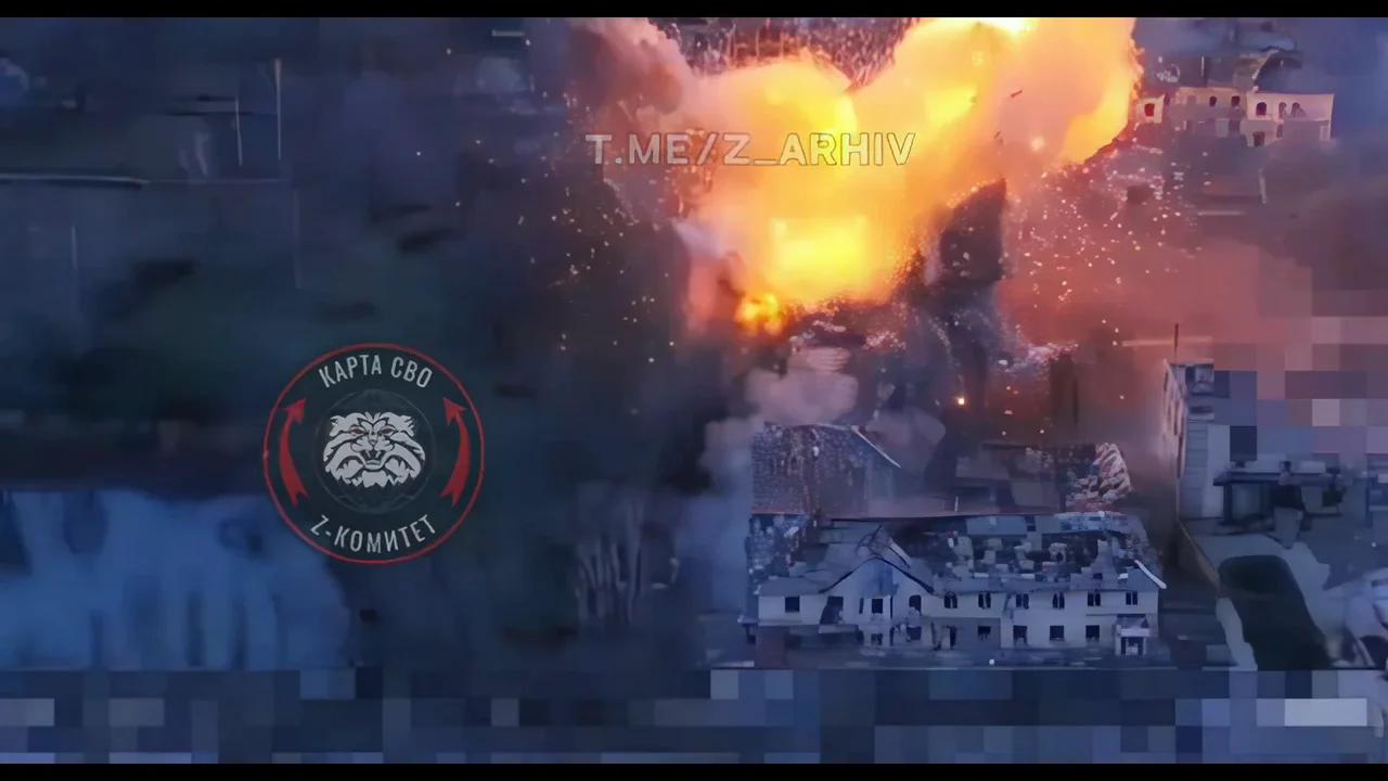 RF Tornado-S Strike on Ukrainian troops at Myrnohrad
