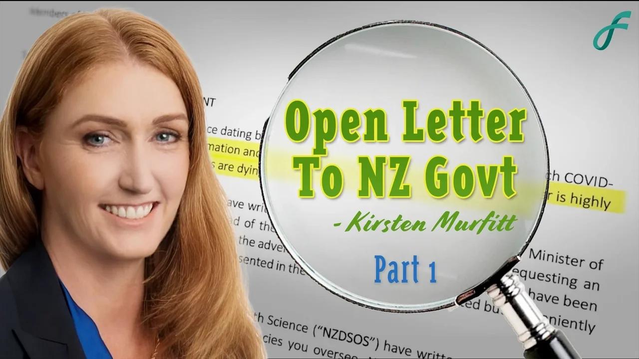 Kirsten Murfitt - Open Letter To Members Of Parliament (Part 1)
