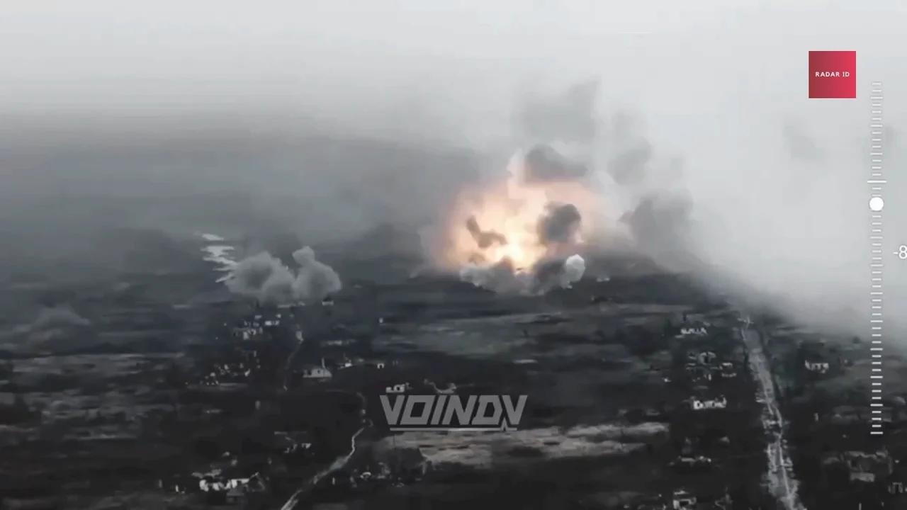 Footage of Russian attacks on the positions of the Ukrainian Armed ...