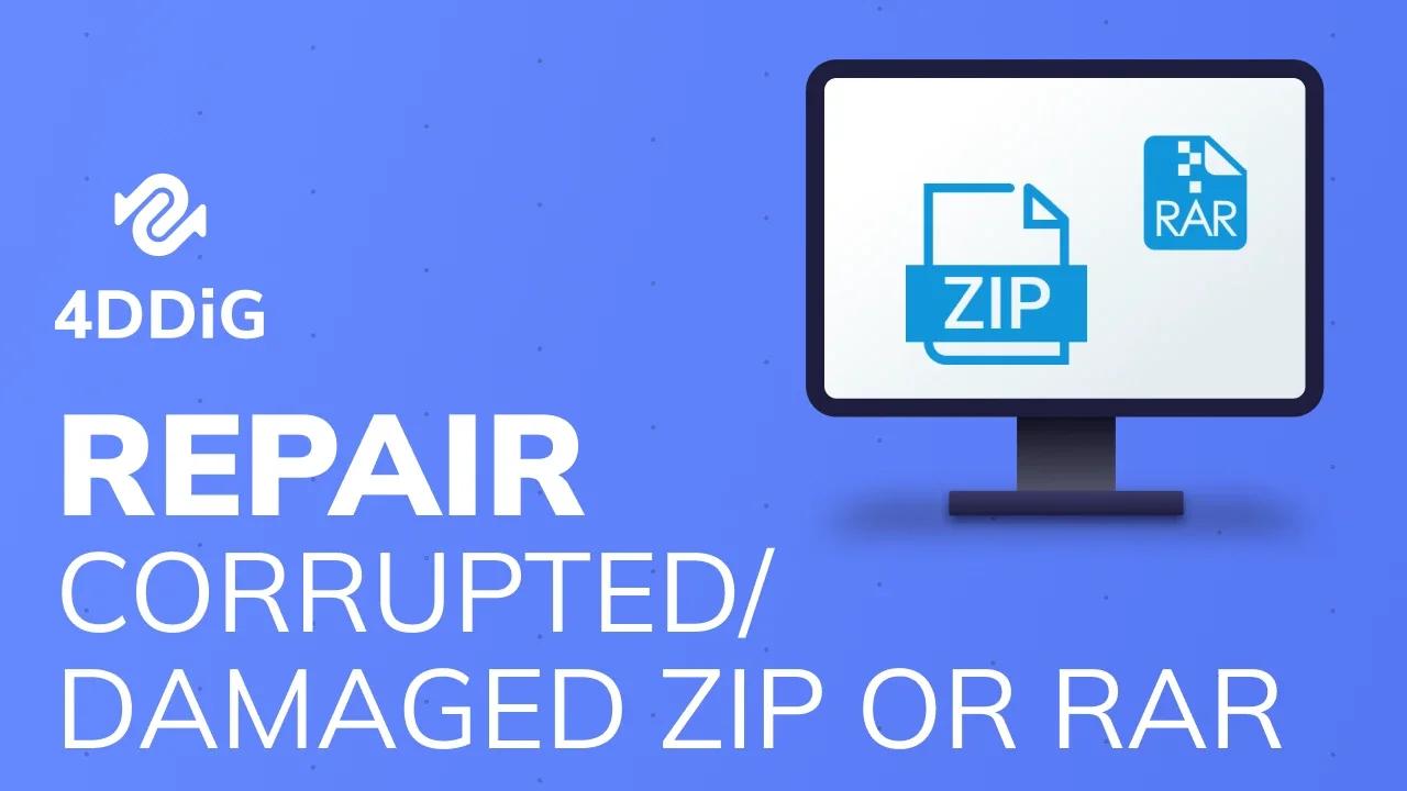 【4 Ways】How to Repair Corrupted or Damaged Zip, WinRar, Archive Files ...