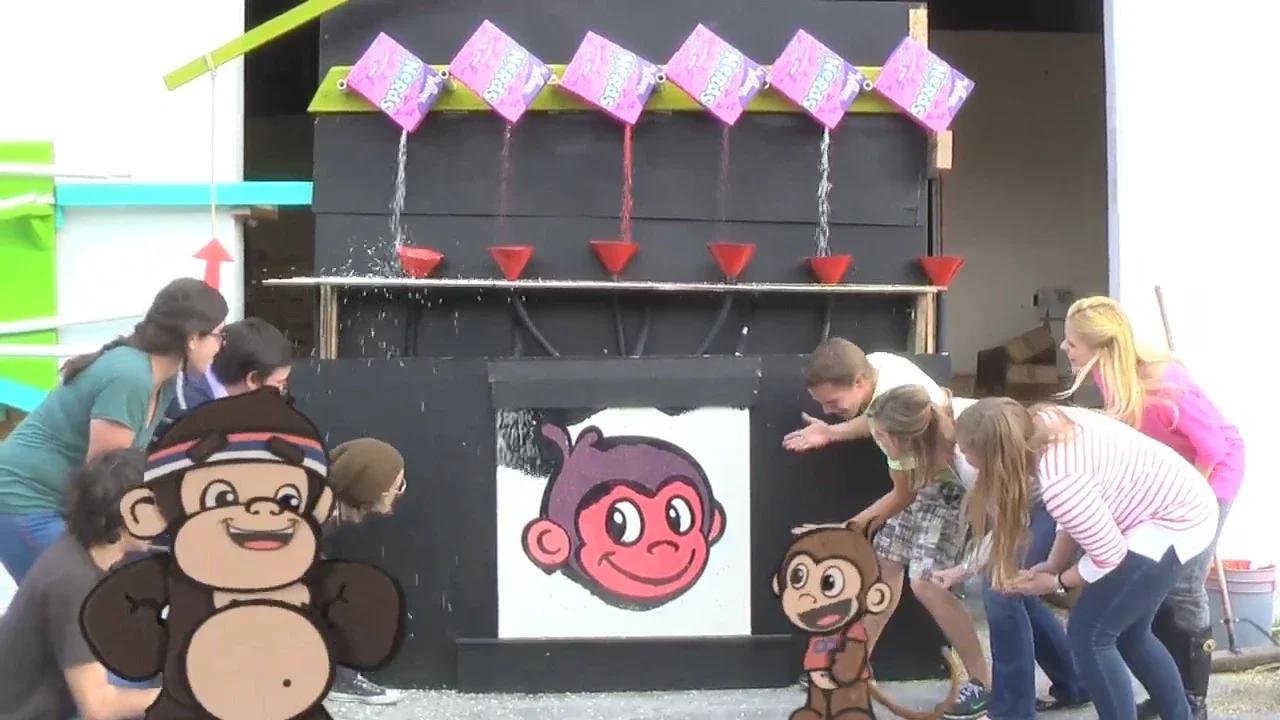 Stoopid Monkey's Self-Portrait with NERDS Candy