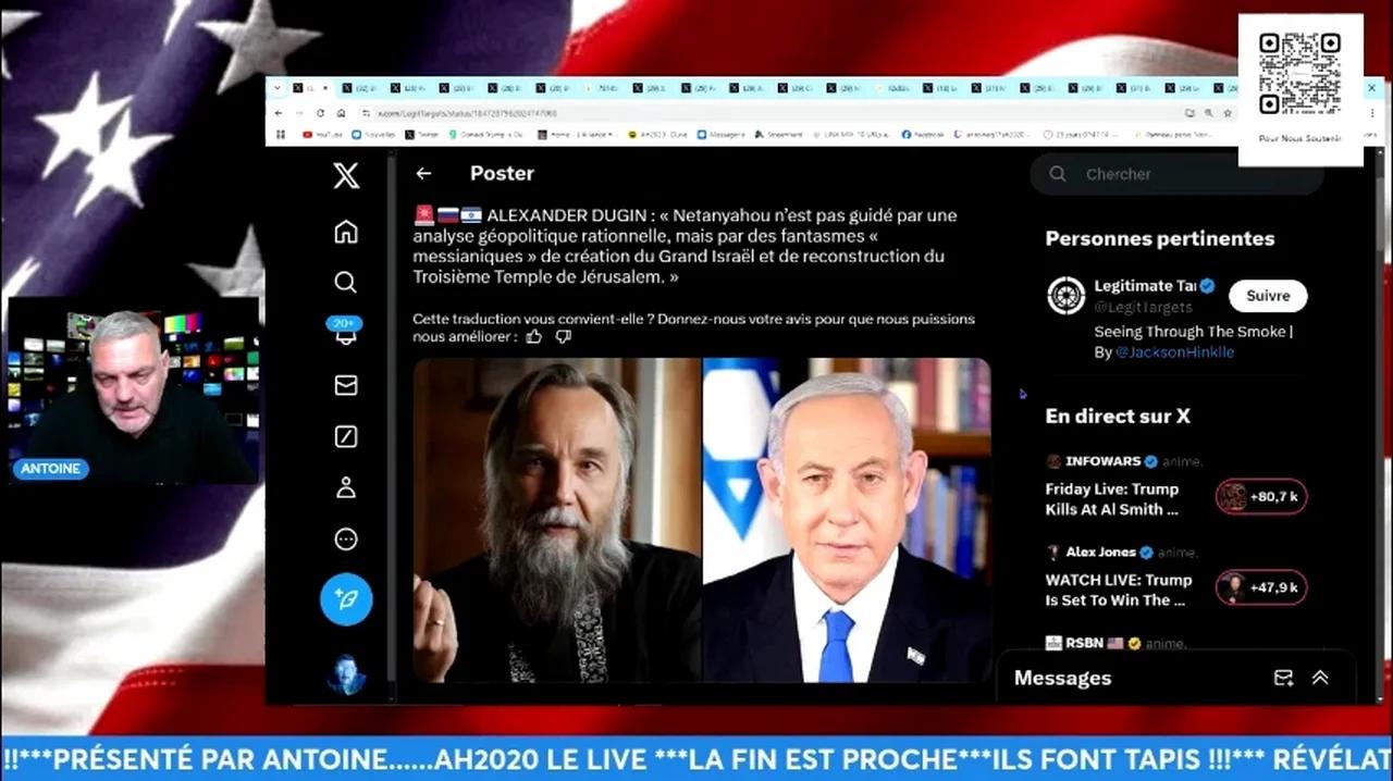 AH2020 LE LIVE DU 18/10/2024- Antoine Cuttitta Alliance Humaine 2020- VIDEO LIGHT (18-10-2024)