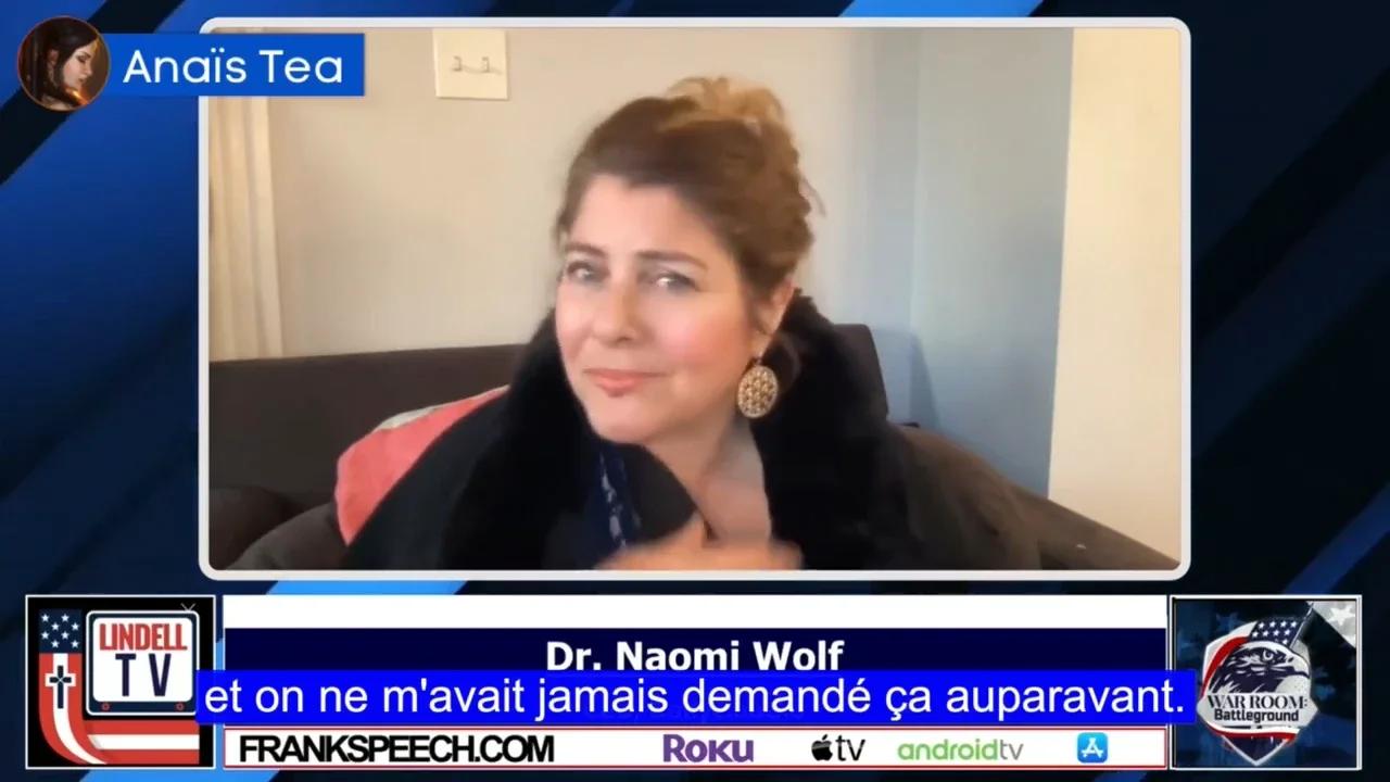 Anaïs Tea : 31/01/2023 | Naomi Wolf : "En 2017, Pfizer a racheté l ...