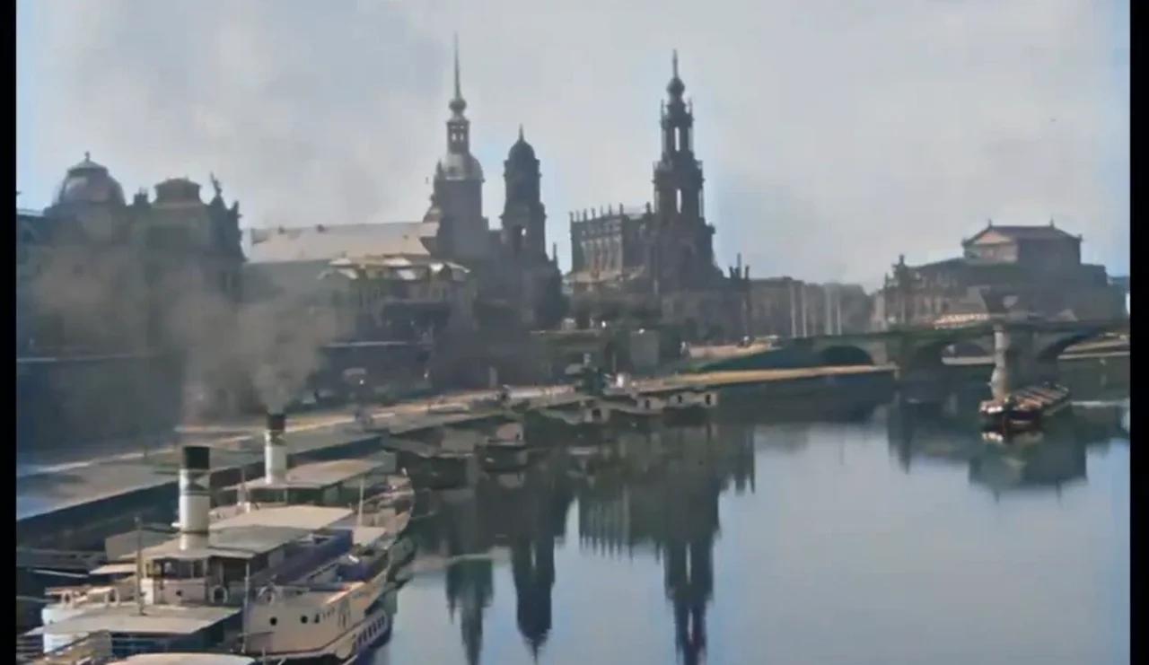 Dresden (1936) This colorized film shows the beautiful German cultural ...