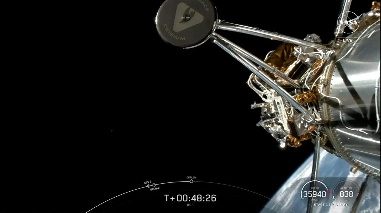 SpaceX Launches Intuitive Machine Moon Lander