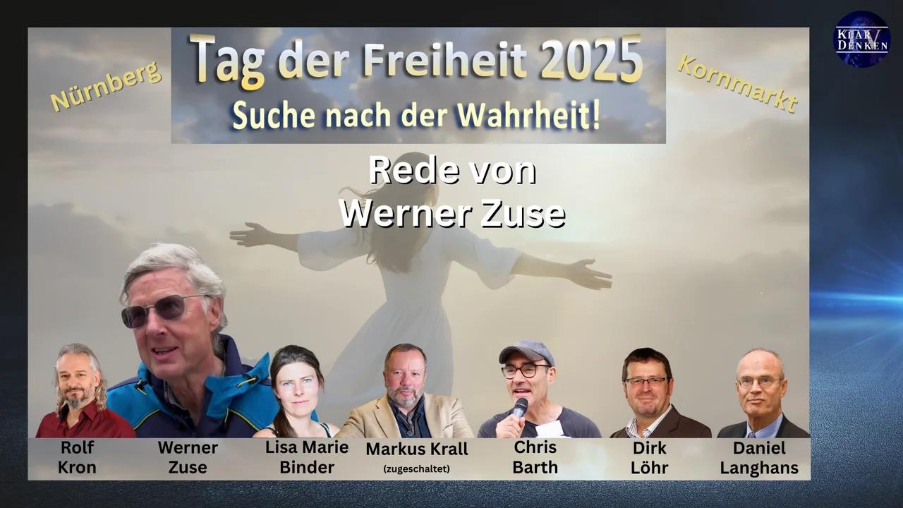 Rede von Werner Zuse beim "Tag der Freiheit 2025" in Nürnberg