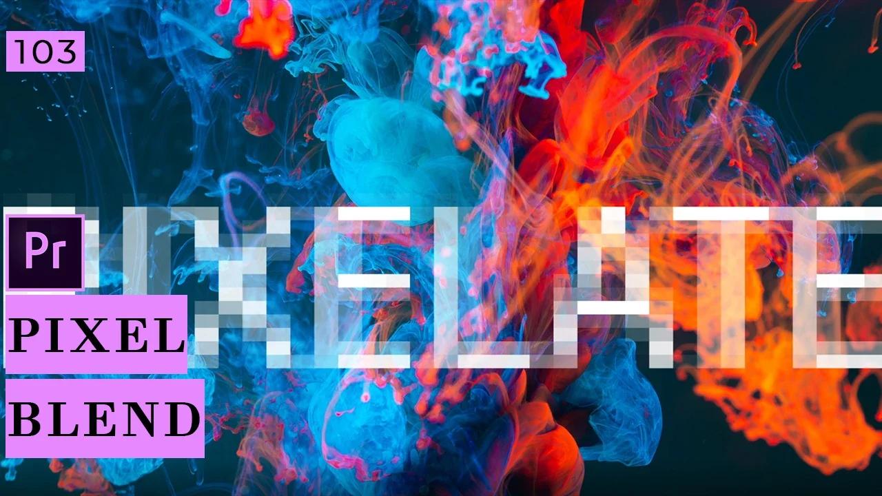 Create a Pixelated Text Blend Effect in Premiere Pro