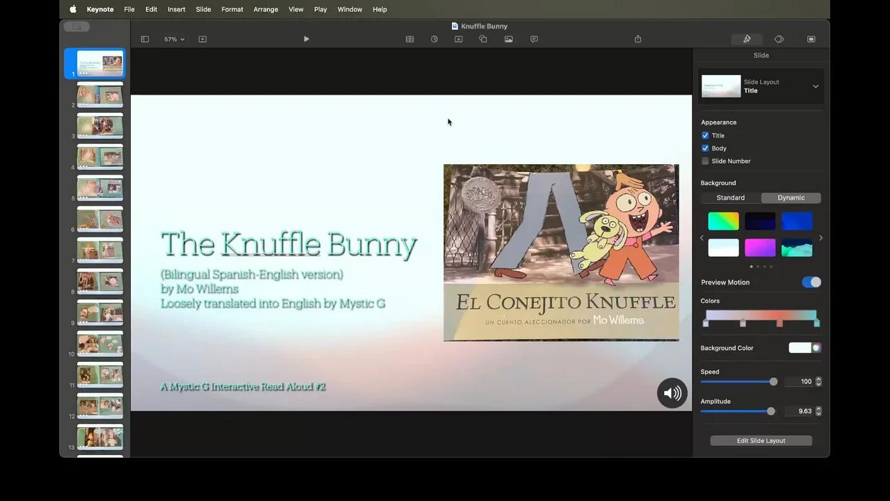 Mystic G - Interactive Read Aloud #2: The Knuffle Bunny / El Conejito ...