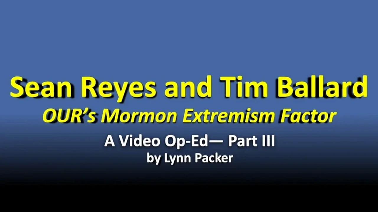 Op Ed Series on Tim Ballard Operation Underground Railroad - Part 3