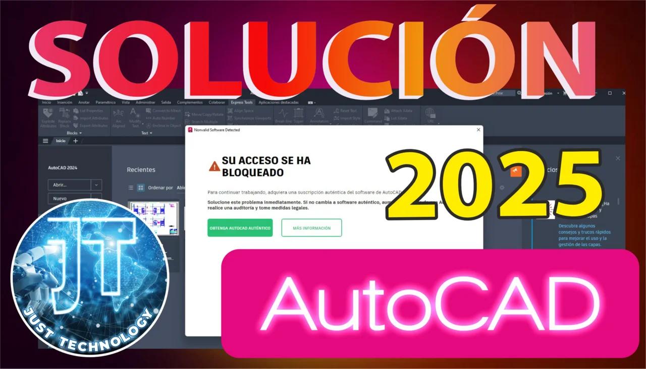 SU ACCESO SE HA BLOQUEADO AUTOCAD SOLUCION 2025