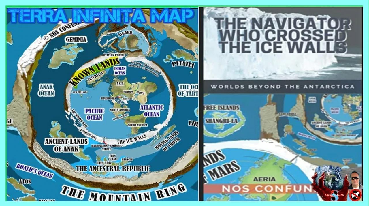 The TERRA INFINITA MAP [THE NAVIGATOR WHO CROSSED THE ICE WALLS ...