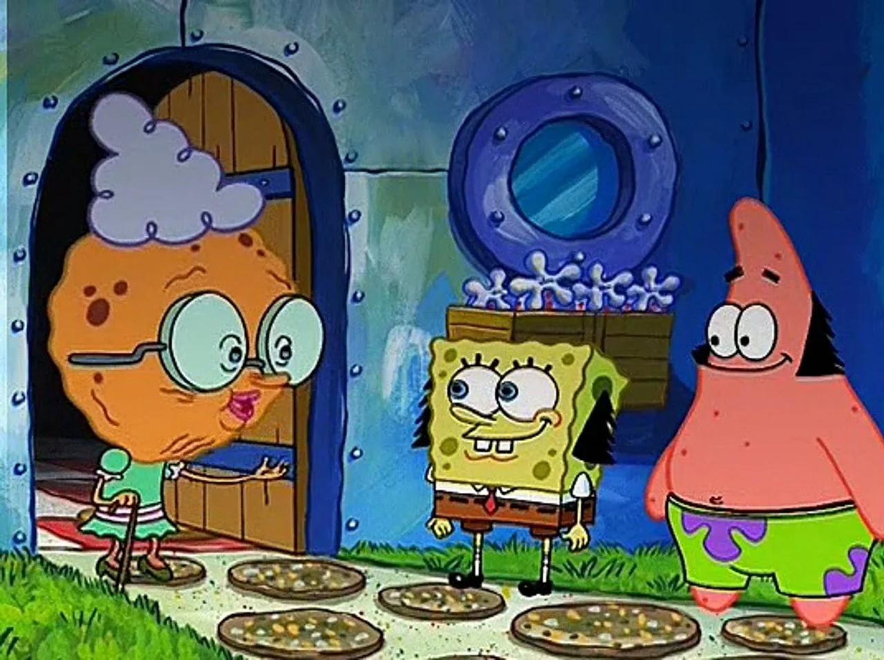 Spongebob Edited - Grandma's Kisses