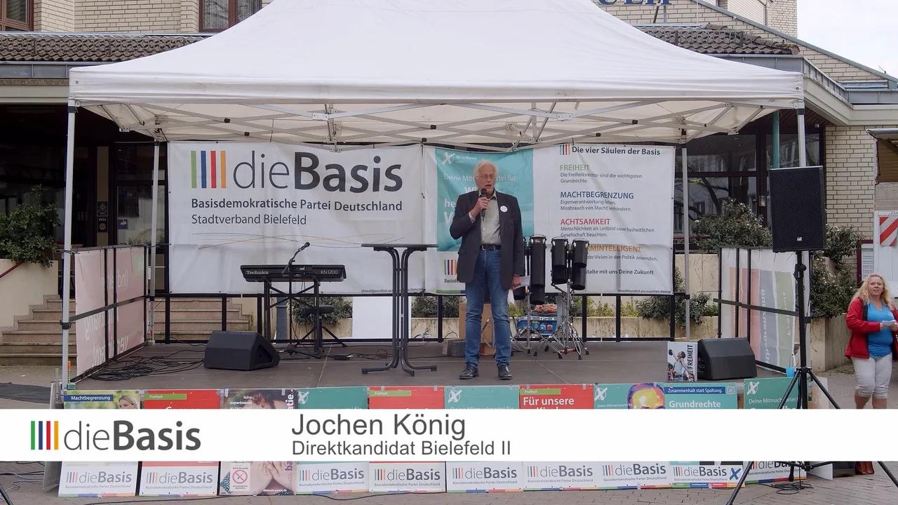 dieBasis NRW: Jochen König (Direktkandidat Bielefeld II), Roadshow in ...
