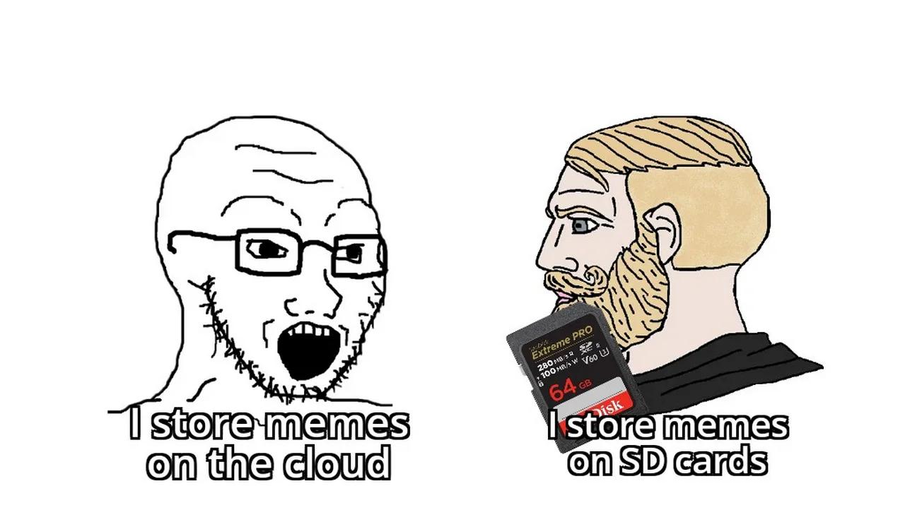 putting memes on a SD card