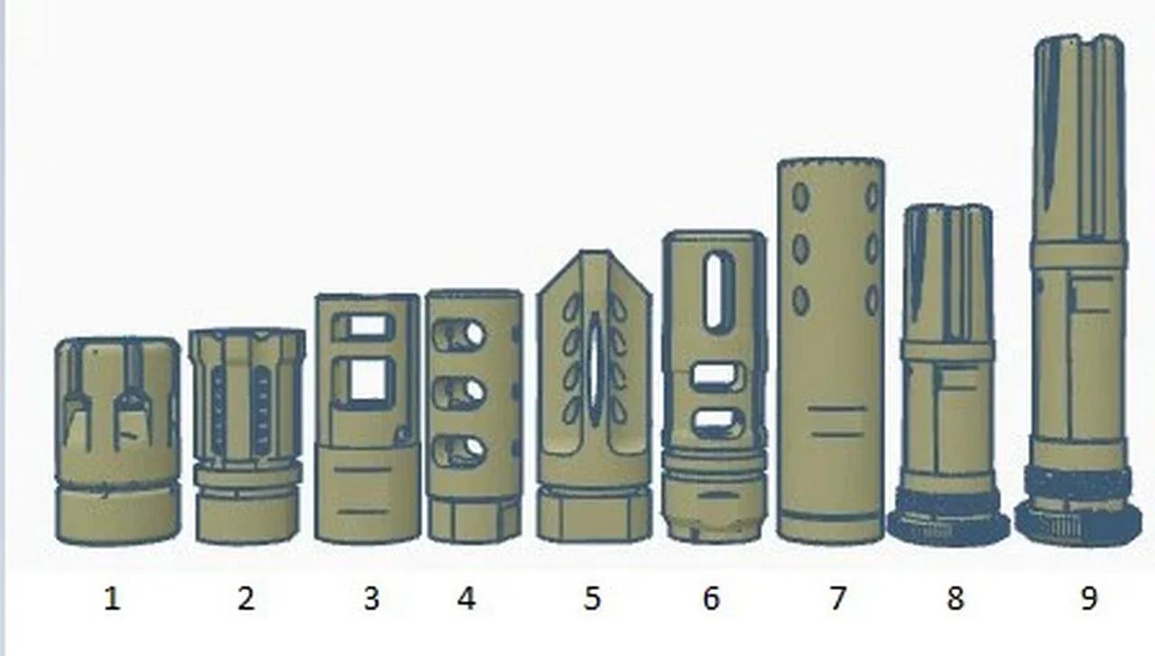 22lr Flash Hider Comp Pack 1