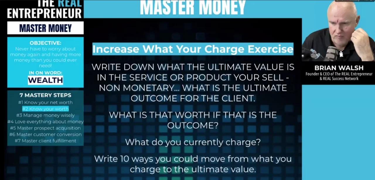 The Real Entrepreneur 1 Day Workshop with Brian Walsh - Part 2