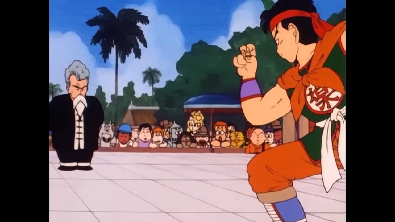 Dragonball : Yamcha vs Jackie Chun (Muten Roshi)