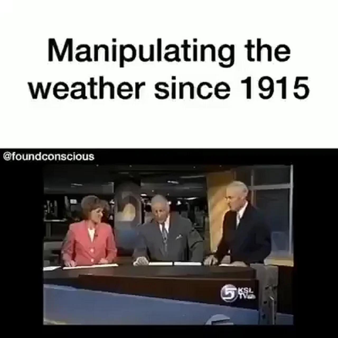 Weather modification