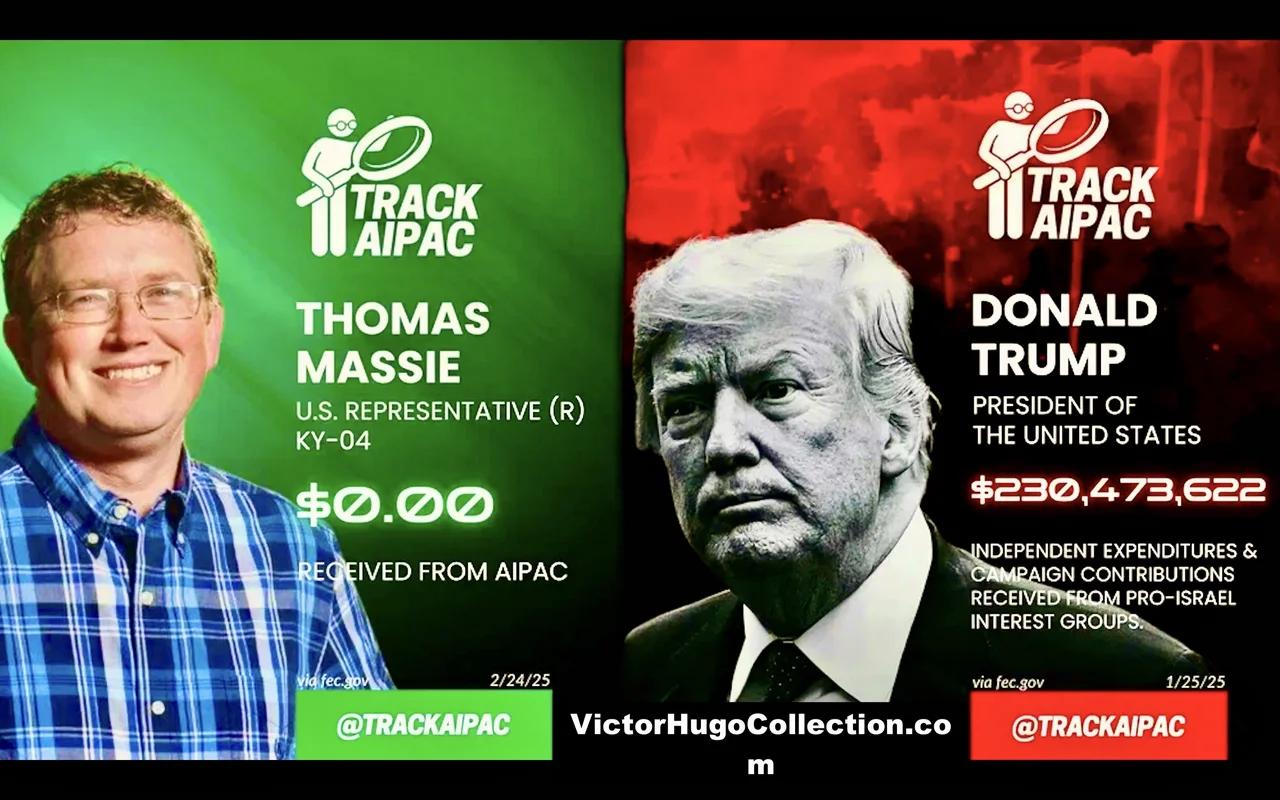 Christian Genocide Thomas Massie Exposes Donald Trump Mike Johnson Jewish AIPAC Israel 1st Puppets
