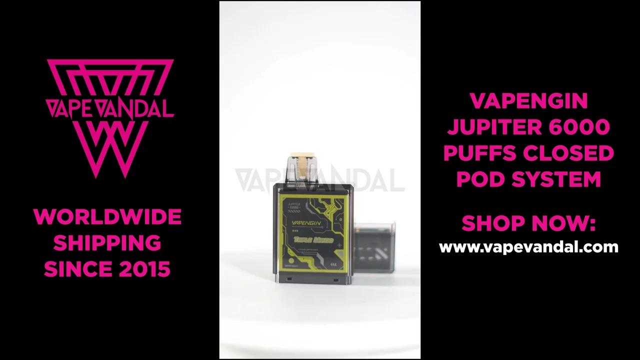 vaVapengin Jupiter 6000 Puffs Closed Vape Pod System 360 View