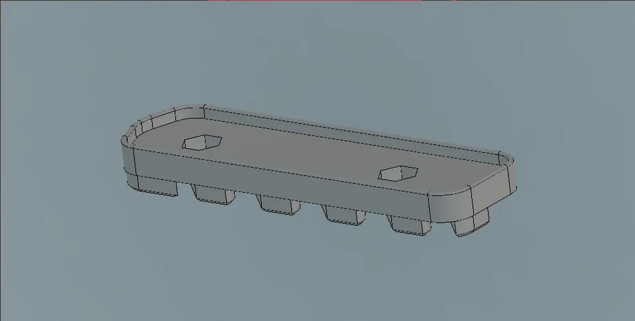 Surefire tape switch mount for Molotov MK70 handguard