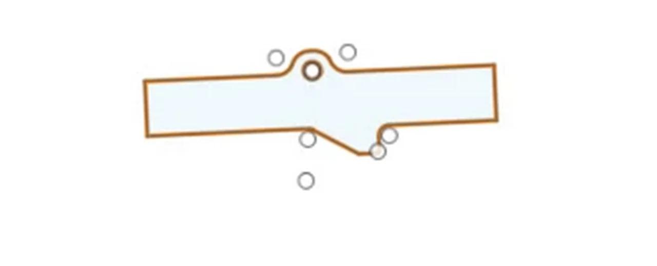 py2a akm left rail dxf