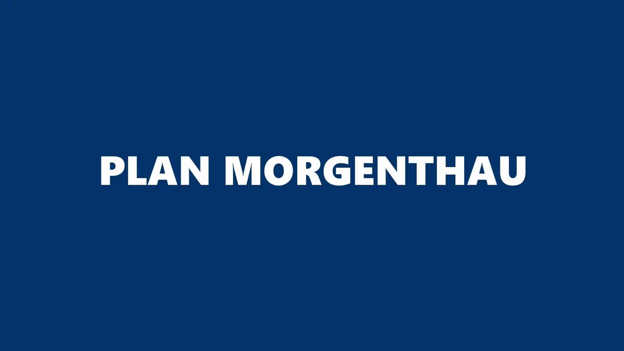 Plan Morgenthau