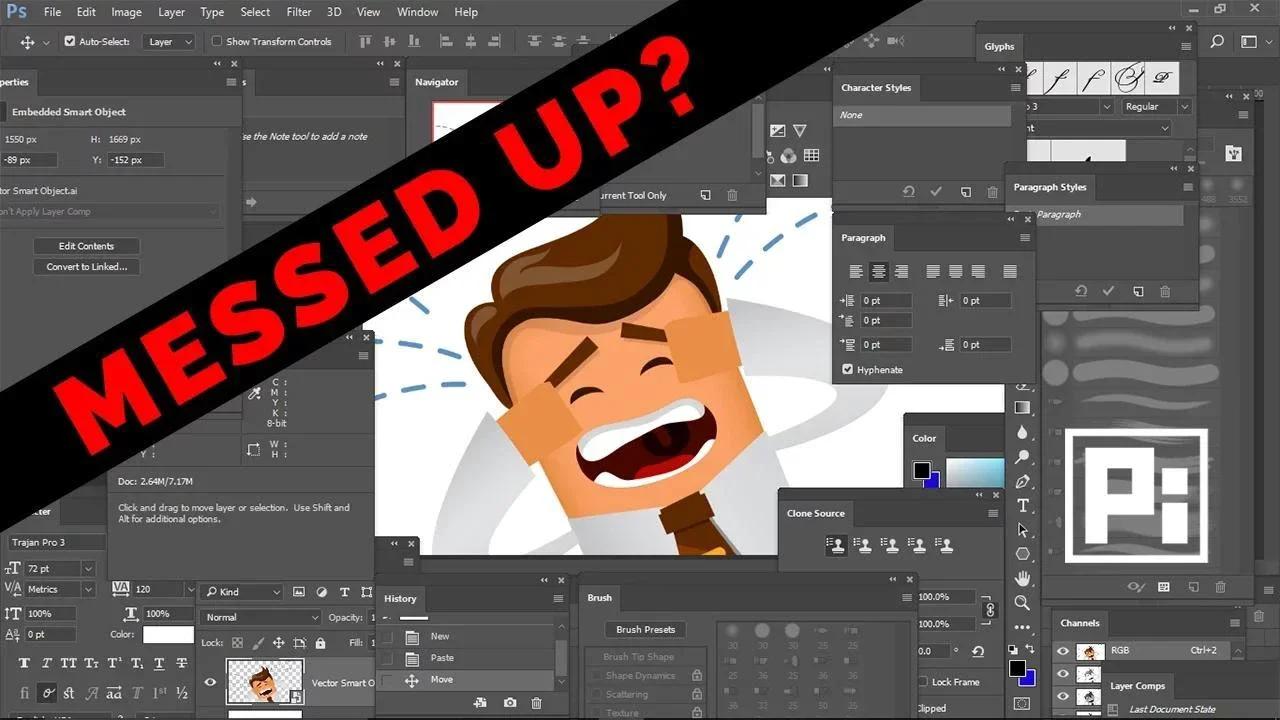 Photoshop Toolbar Missing ｜ How to Reset Tools and Workspace in Photoshop