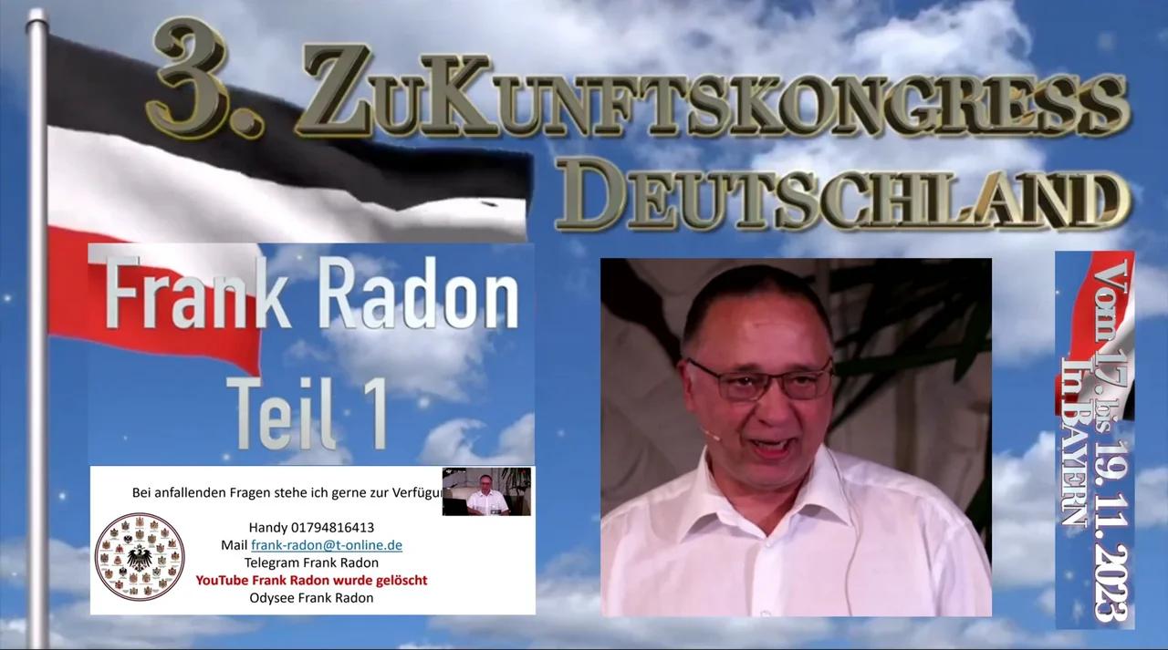 Frank Radon - Vortrag - Unrechtssystem Deutschland - Live vom Kongreß