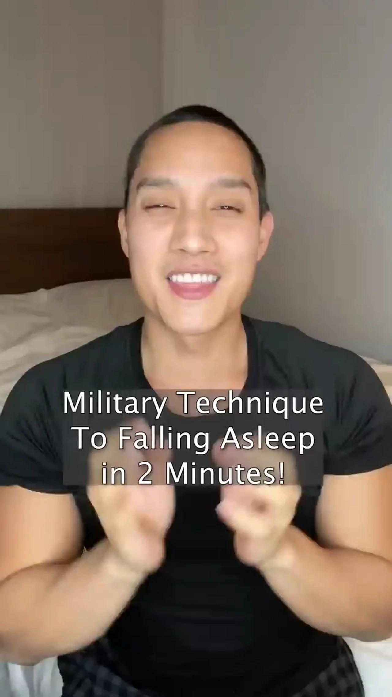 How to Fall Asleep in 2 Minutes (Military Technique) [6 weeks of training]