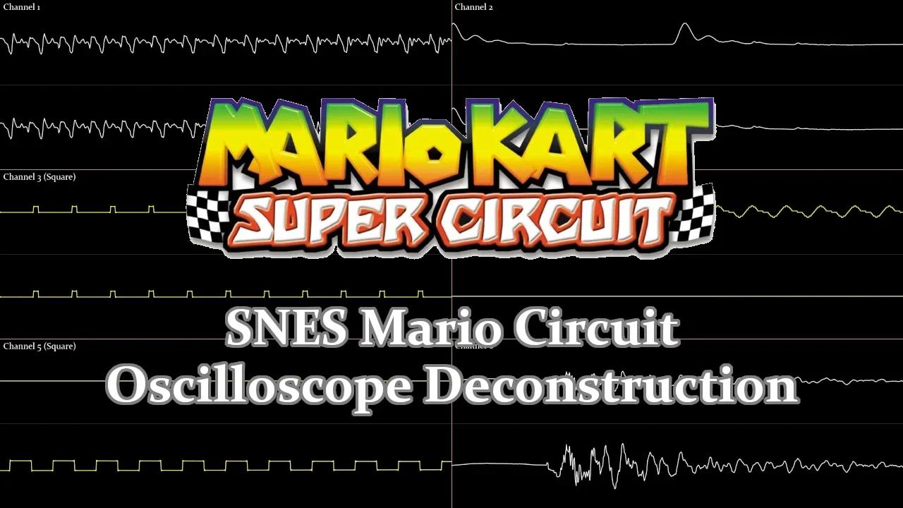 Mario Kart: Super Circuit - SNES Mario Circuit (Oscilloscope ...