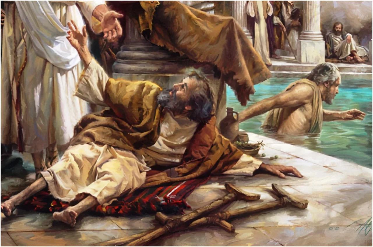 The Miracles of Jesus - Jesus Heals an Invalid at Bethesda