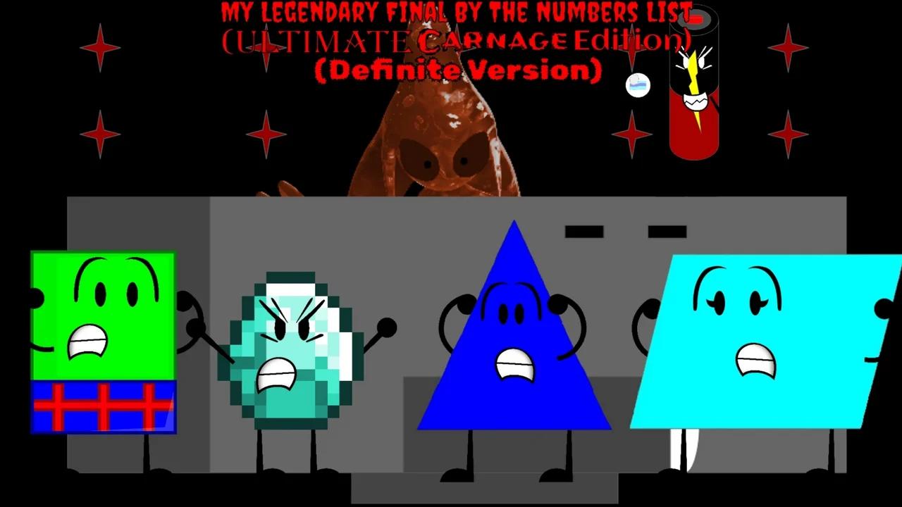 My Legendary Final By The Numbers List (Ultimate Carnage Edition ...